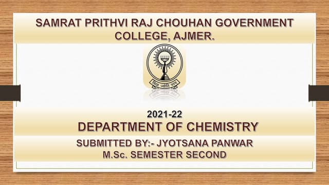 Point Groups ppt pdf.pdf | Chemistry | Science