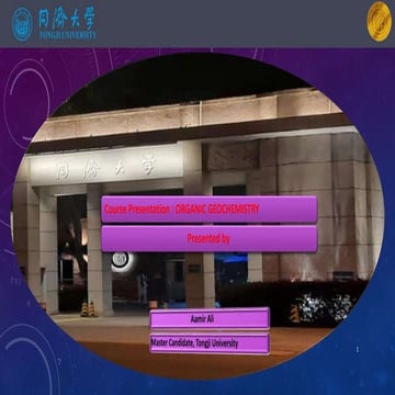 Oil and gas geochemistry | PPTX