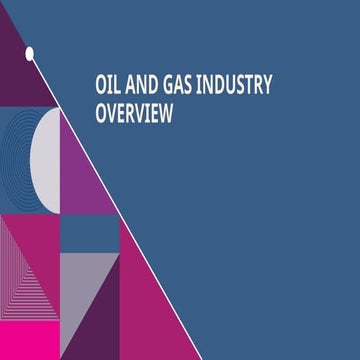 Design & operation of topsides gas field | PPTX