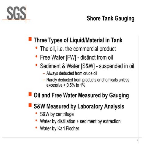 Oil and Gassy Definition definitions from SGS | PPT
