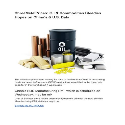 Oil & Commodities Steadies Hopes on China’s & U.S. Data.pdf