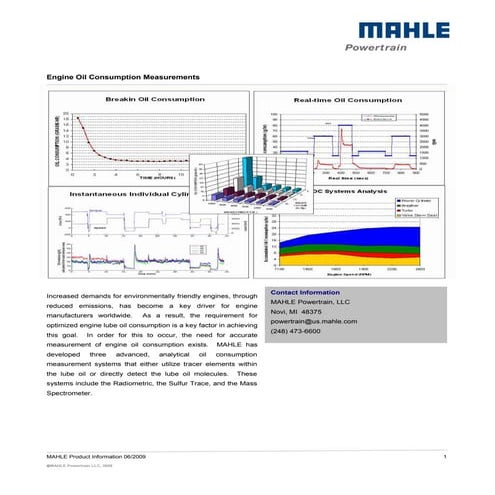 Oil Consumption Testing | PDF