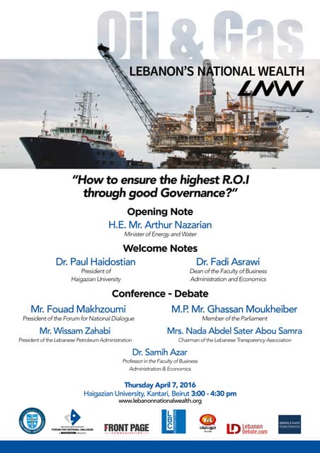 BAU Oil & Gas University Talk - Poster | PDF