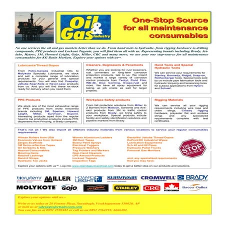 Oil & Gas Industry Solutions | PDF