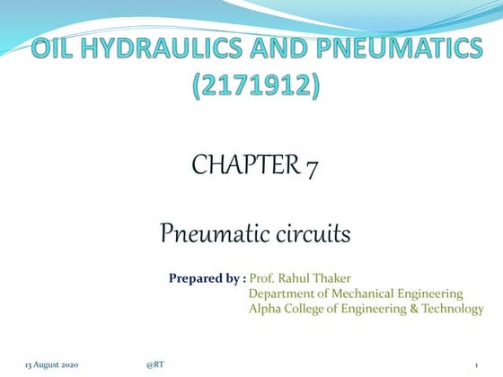 Chapter 1 introduction to pneumatic | PPT