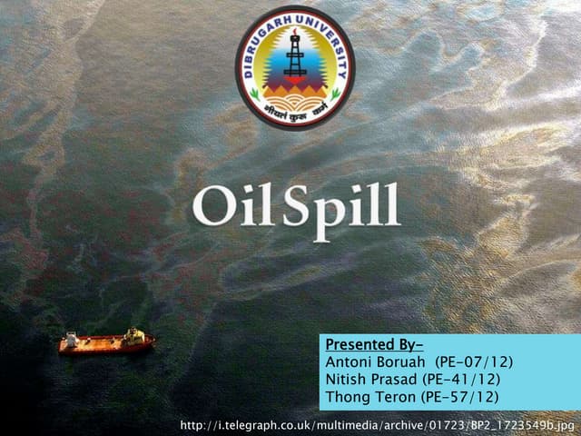 Bioremediation of Aquifers and Marine Oil Spills | PPTX