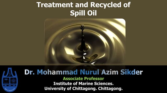 Bioremediation of Aquifers and Marine Oil Spills | PPTX