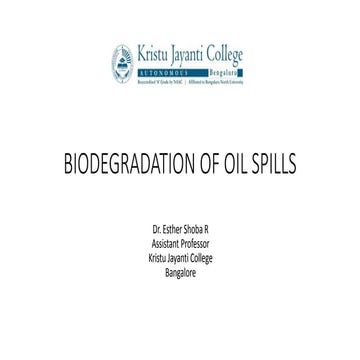 Oil spills | PPT