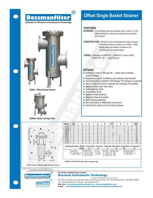 Self cleaning basket_strainers | PDF