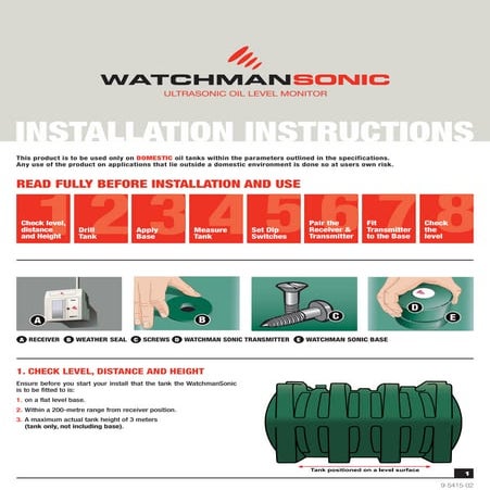 Watchman Oil Monitor | PDF