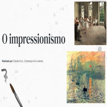 O impressionismo e o simbolismo.pdf 2024 | PDF