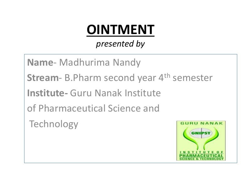 Ointment
