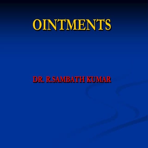 Ointment.ppt