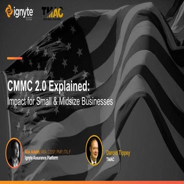 CMMC 2.0 Explained: Impact for SMBs | PPTX