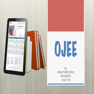 Ojee: IITJEE preparation app | PPT