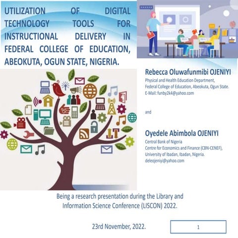 Utilization of digital technology tools for instructional delivery in ...