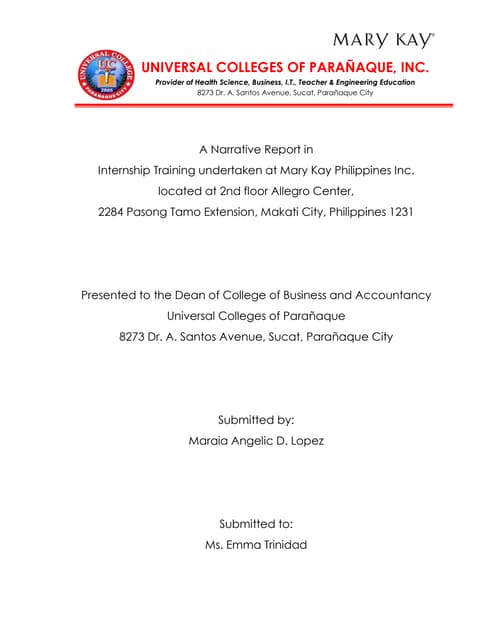 OJT REPORT (PDF FORMAT) | PDF