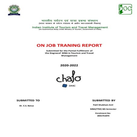 IITTM OJT Report- Shubham Patil.docx
