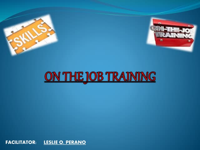 Ojt narrative report - an example | DOC