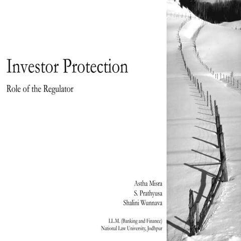 Investor protection | PPTX
