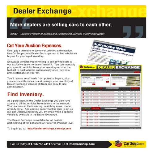 Dealer Exchange | PDF