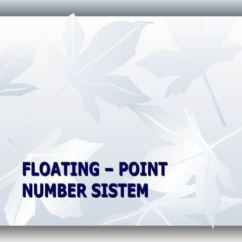 Floating | PPT