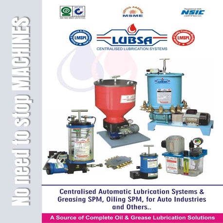 Centralised Lubrication Systems By Lubsa Multilub Systems Private ...