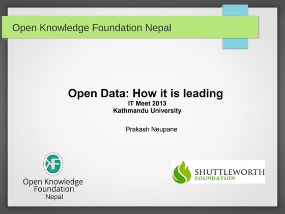 Open Knowledge & PublicBodies Nepal | PPT