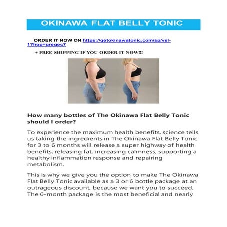 Okinawa flat belly tonic | PDF