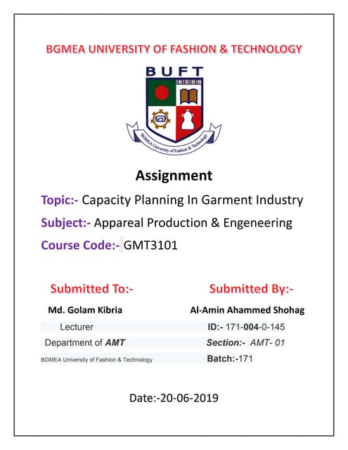 Standard minute value( SMV) in garments, calculation and importance | PPT
