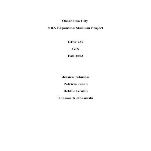 Oklahoma City Stadium Project | DOC | Basketball | Sports