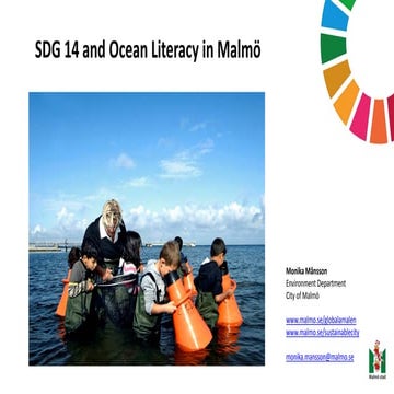 SDG 14 and Ocean Literacy in Malmö | PDF | Geography | Science