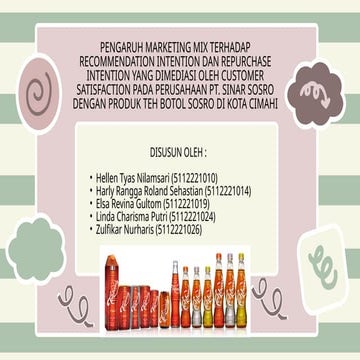 OK PENGARUH MARKETING MIX TERHADAP RECOMMENDATION INTENTION DAN ...