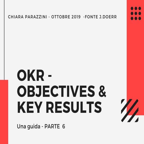 Rivoluzione OKR di John Doerr | PDF