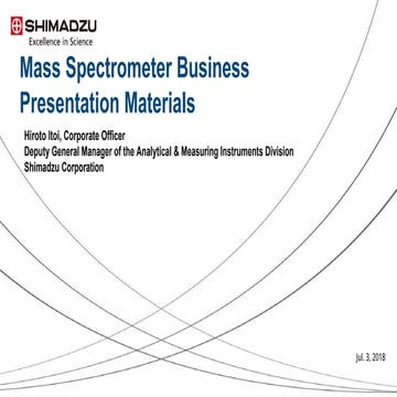 ok shimadzu fundamental of mass spectrometry | PPTX