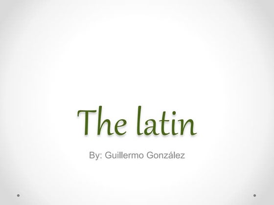 LATIN - WHY STUDY LATIN? | PPTX | Education