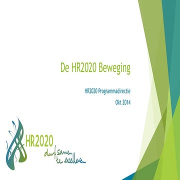 De HR2020 Beweging | PPT
