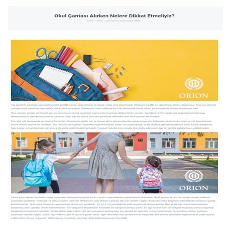 Okul cantasi-alma-orion | PDF
