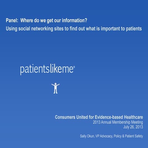 PatientsLikeMe | PPT