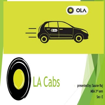 Ola case study | PPTX