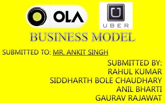 Ola case study | PPT