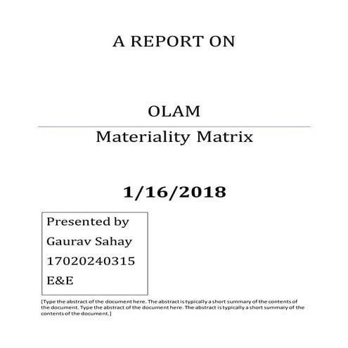 Olam | DOCX