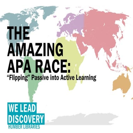 Flipping to Active Learning: Engaging Millennials with an 'Amazing Race ...