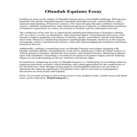 Olaudah Equiano Essay.pdf