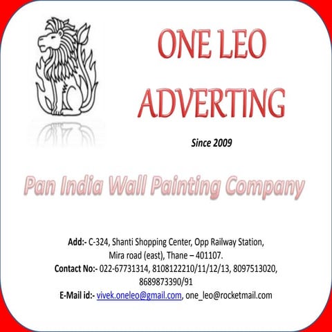 Wall Painting Advertising | PPSX