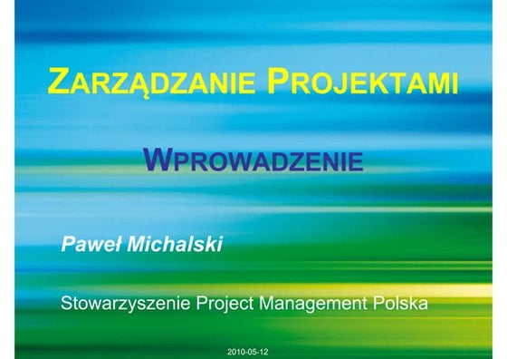 Zarządzanie projektami w organizacjach NGO | PPT