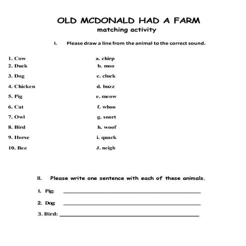 Old mcdonald-had-a-farm-matching | DOCX