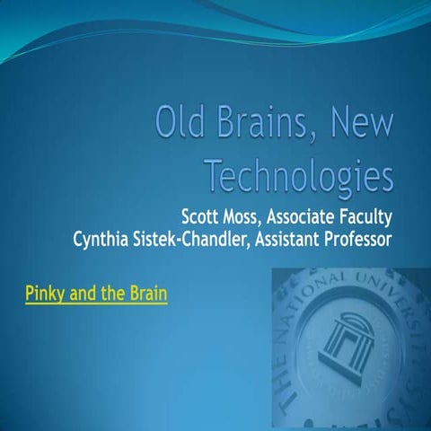 Old brainsnewtechss2011rev2 | PPTX