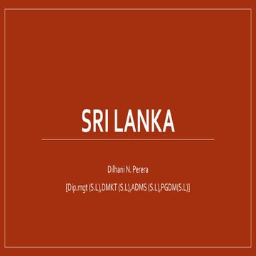 Old ceylon and present sri lanka Dilhani nadashdha perera | PPT