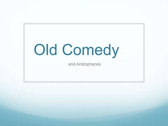 Aristophanes | PPT